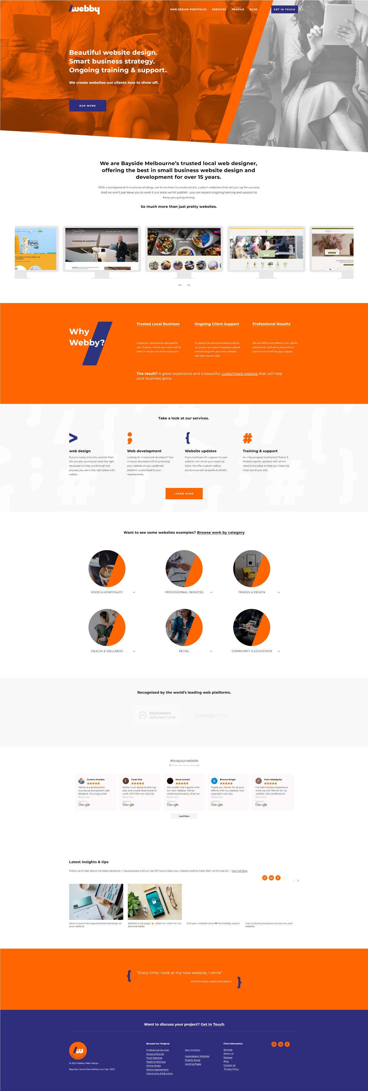 Browse original designs from Webby Web Design | 99designs